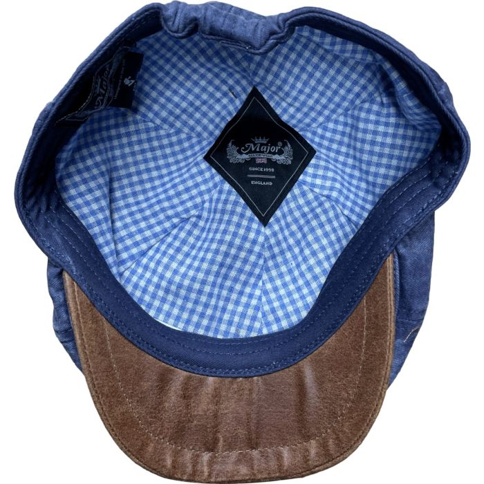 100% Cotton 6-Panel Flat Cap