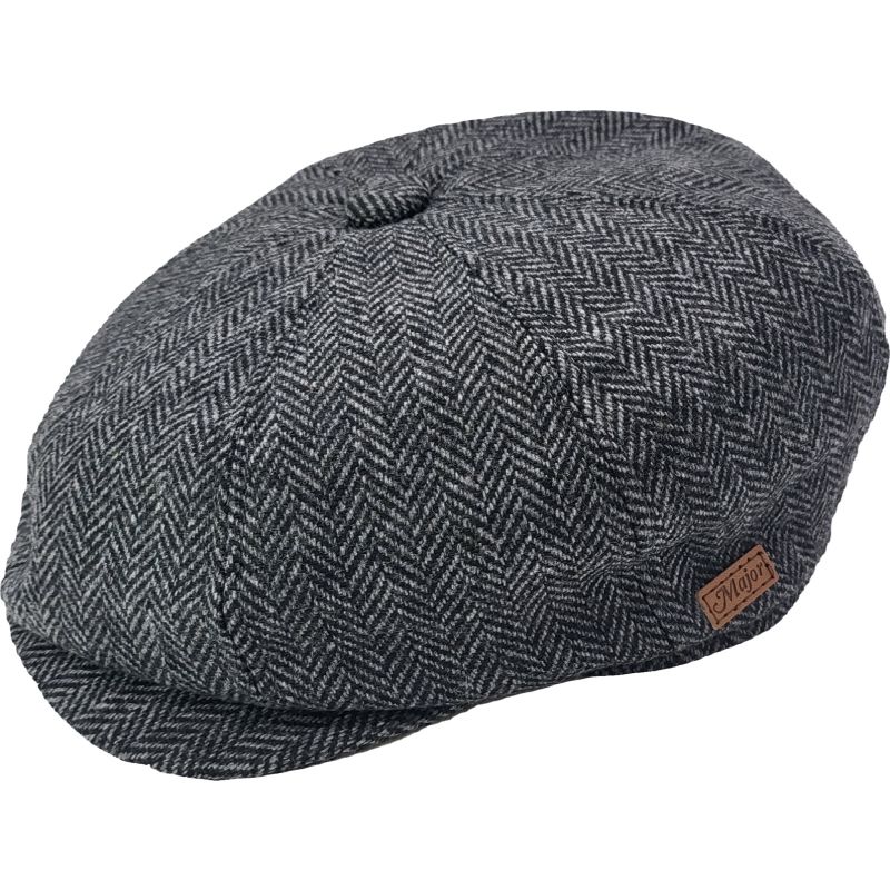 Classic Herringbone Newsboy Caps