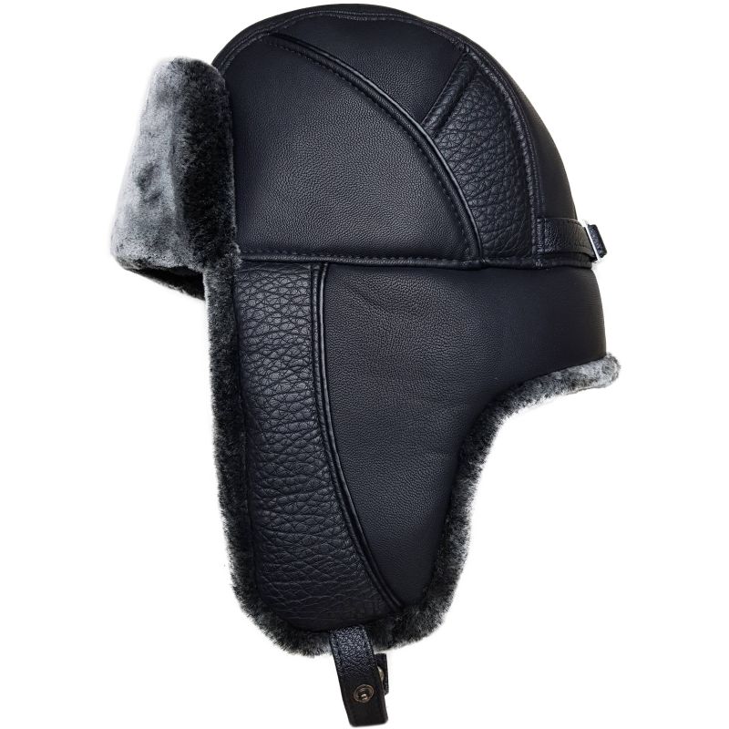 Faux Leather Trapper Hat | | EA