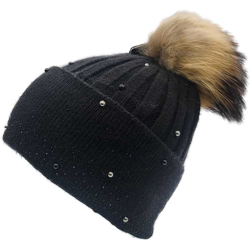 Beaded Knitted Beanie Hat | | EA