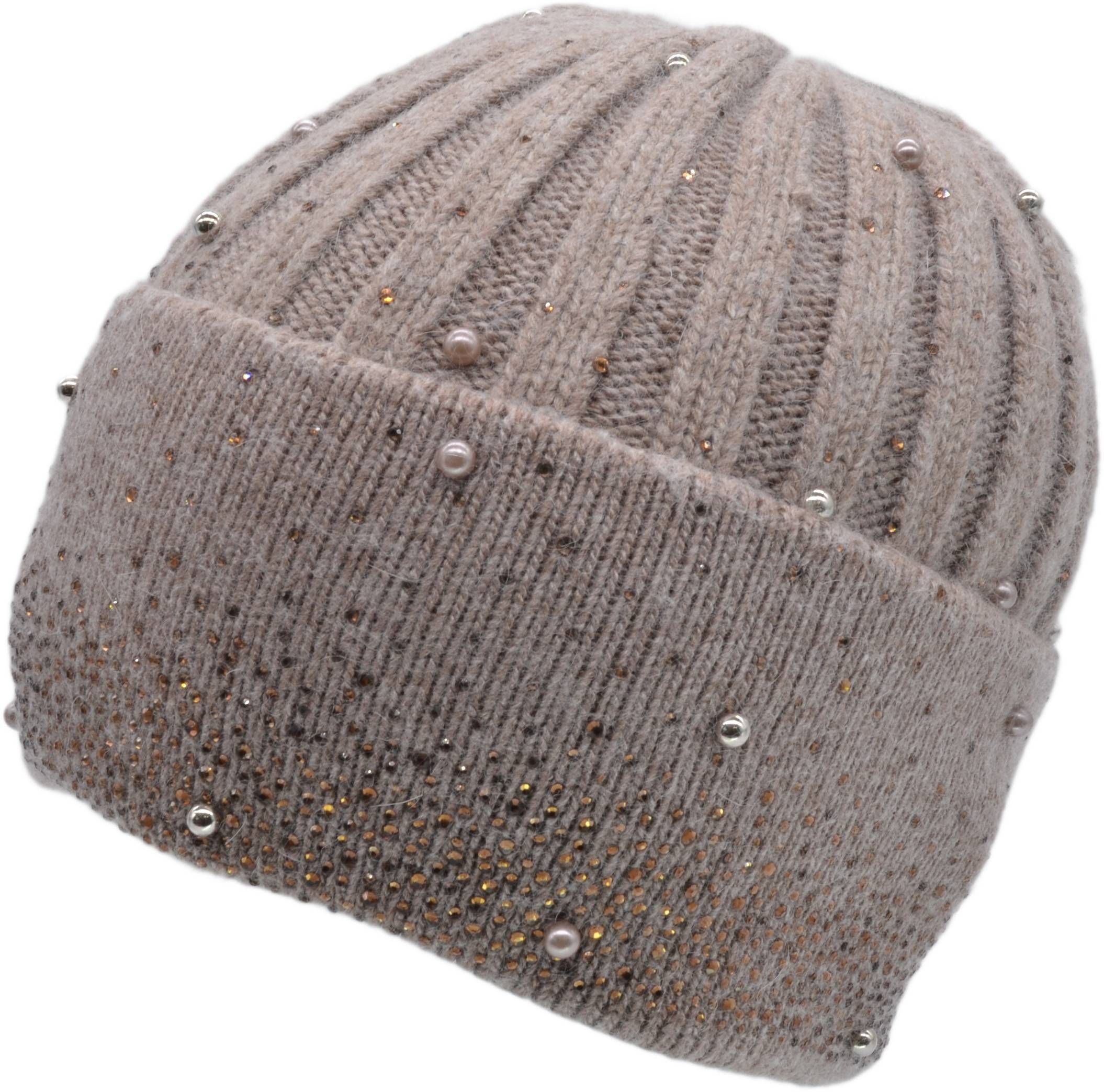 Beaded Knitted Beanie Hat | | EA